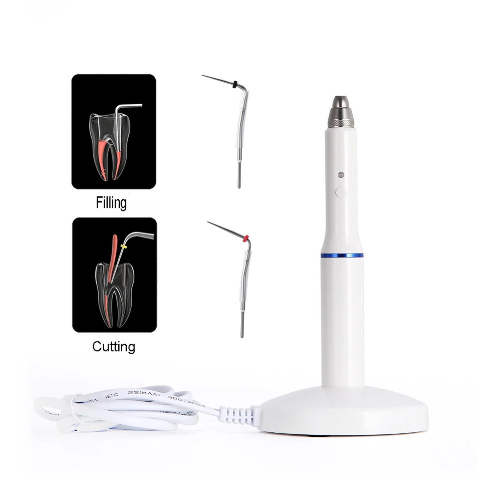 Dental Cordless Gutta Percha Obturation System Endo Heated Pen + 2 Tips ...