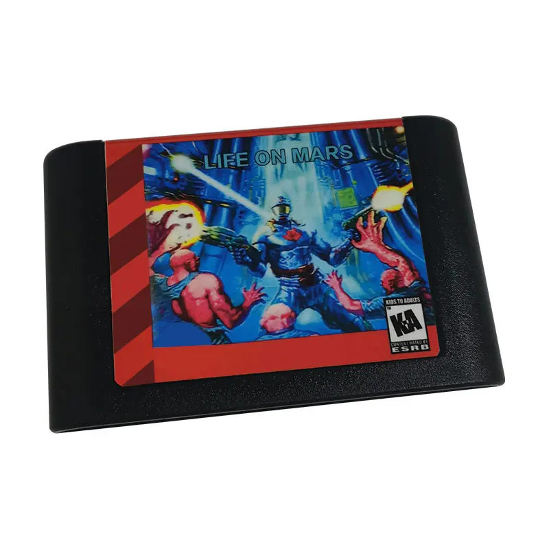 LIFE ON MARS Cartridge 16 Bit MD Game Card For Sega Mega Drive For and ...