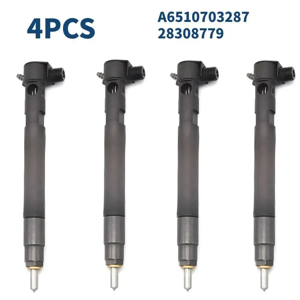 4PCS 28308779 Diesel Common Rail Fuel Injector A6510703287 for Mercedes ...