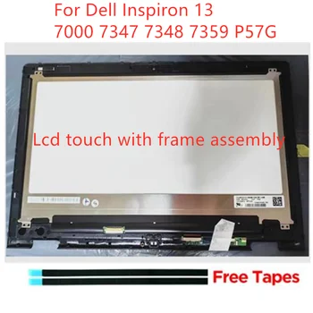 Full LCD Display Touch Digitizer Screen Assembly+Bezel For Dell ...