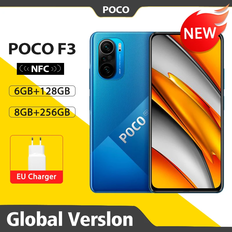 Teléfono Inteligente POCO F3 versión Global, Smartphone con NFC, 5G ...