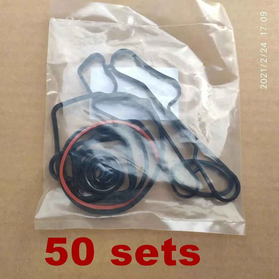 50-Sets-Cooling-System-Seal-Oil-Cooler-Gasket-Seals-OEM-55354073 ...