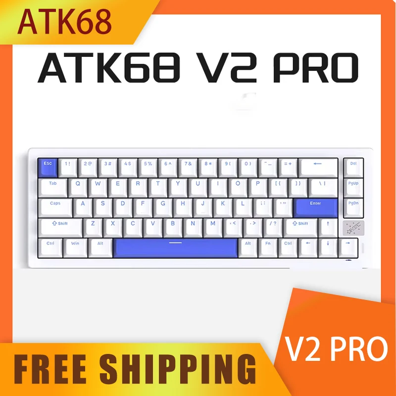 Atk-Atk68-V2-Pro-Keyboard-Wired-Aluminum-Alloy-Magnetic-Axis-Mechanical ...