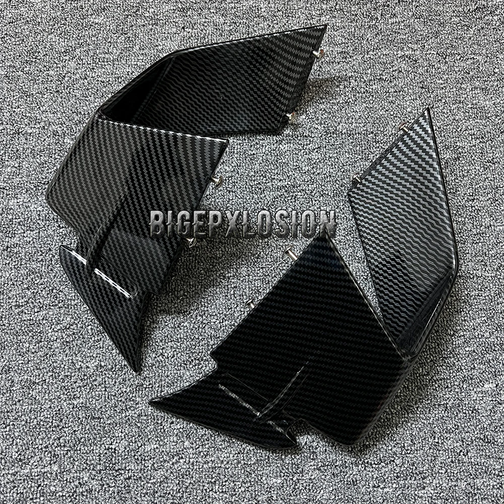 ABS-Carbon-Fiber-Windshield-Wing-Fairing-Front-Aerodynamic-Spoiler ...