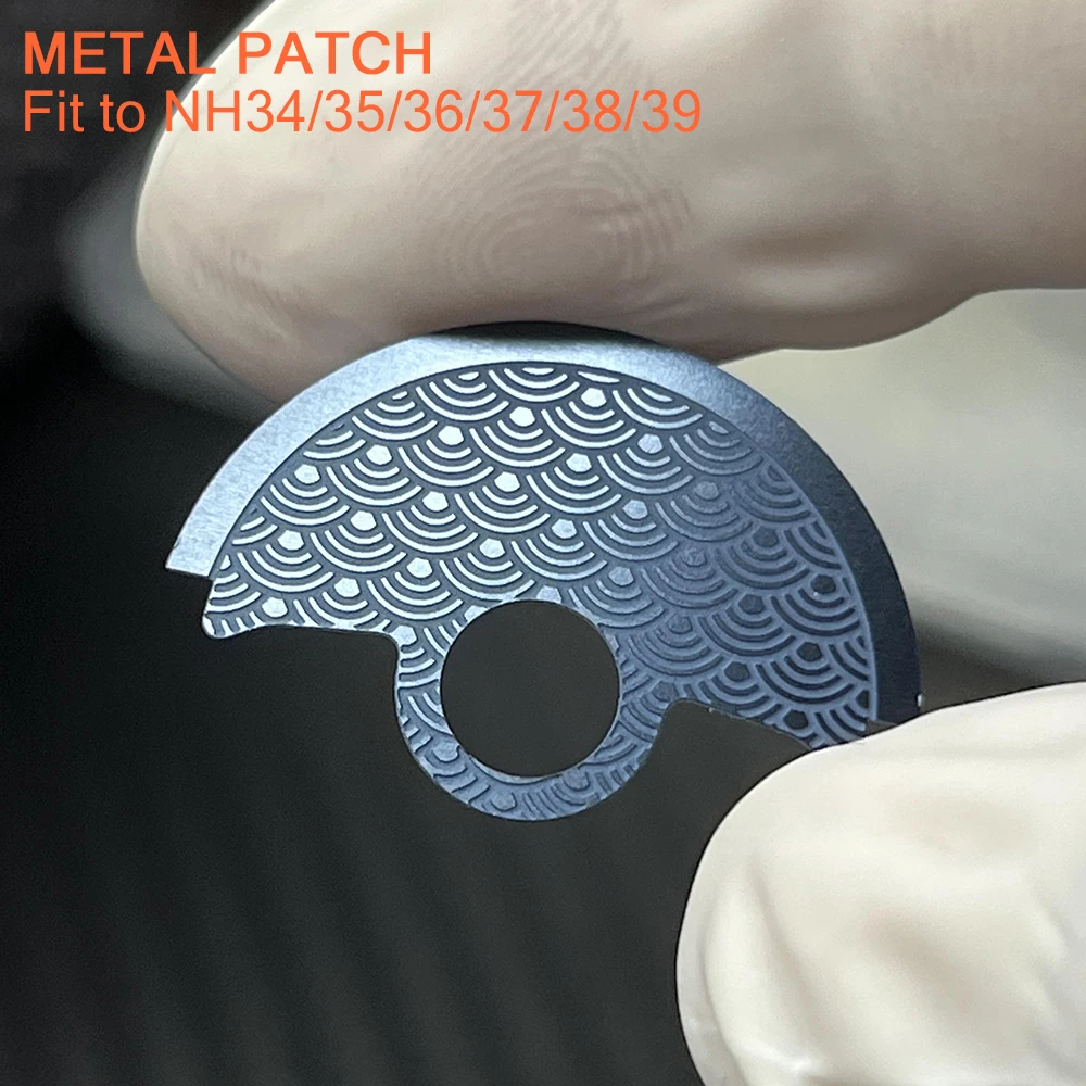 Modification Blue Metal Patch Suit for NH34 NH35 NH36 Movement Ultra ...