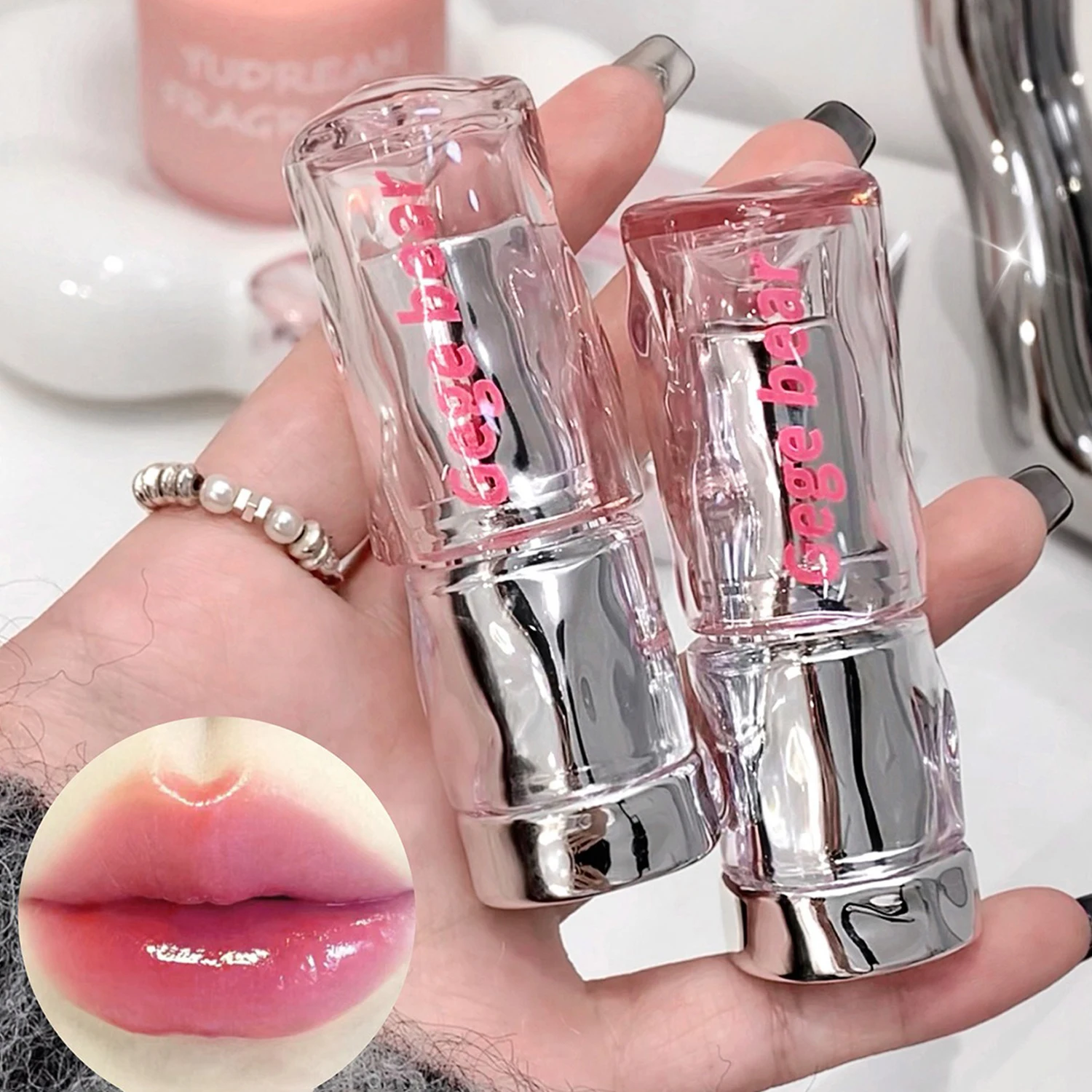 Ice-Cubes-Solid-Lipstick-Water-Light-Moisturizing-Lip-Gloss-Mirror-Red-Brown-Clear-Lastinig-Lips ...
