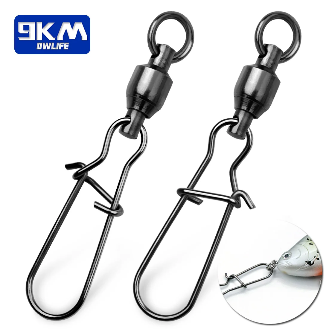 Fishing-Snap-Swivels-Duo-Lock-Ball-Bearing-Swivel-Snap-Stainless-Steel ...