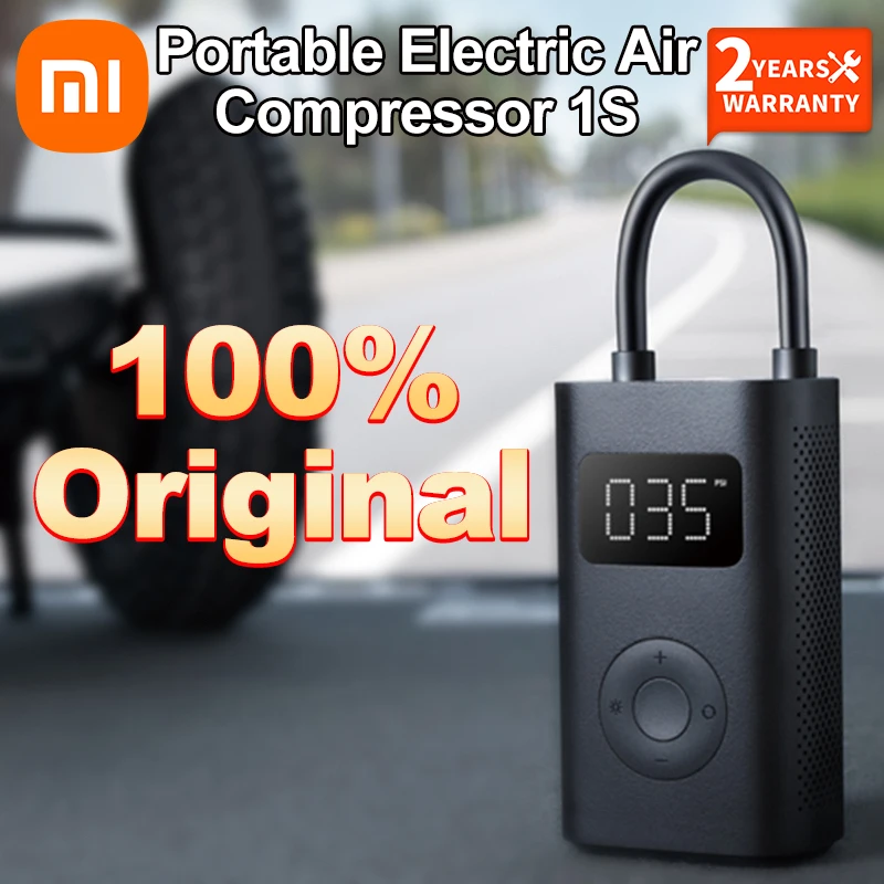 Xiaomi-Air-Car-Pump-1S-Portable-Electric-Air-Compressor-Mijia-12V-Led ...
