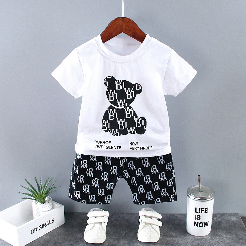 Summer Baby Boy Clothes 9 to 12 Months Luxury Designer Cartoon Short ...