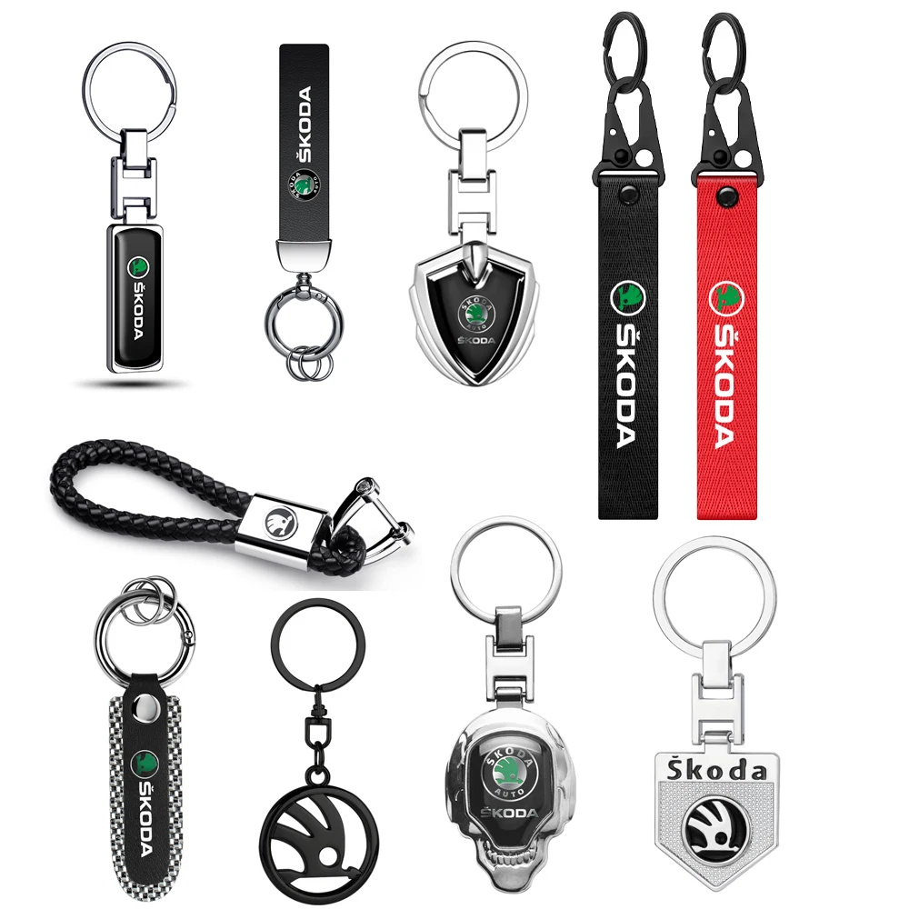 Car-Decoration-Metal-Leather-Key-Chain-KeyRing-Pendant-Logo-Accessories ...