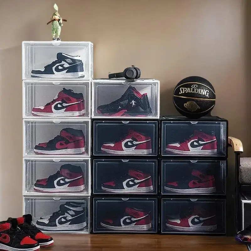 Stackable-Displayable-Dust-proof-Large-Volume-Shoe-Storage-Box ...