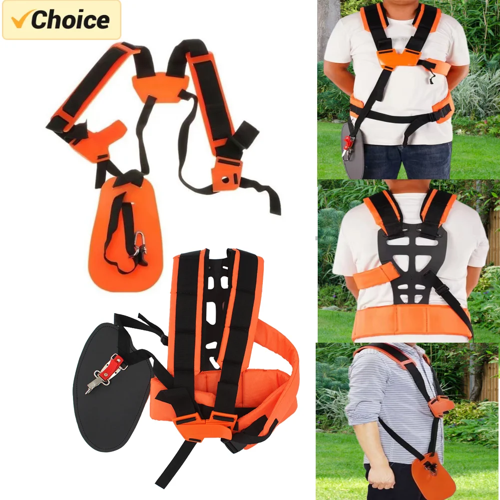 Garden-Trimmer-Harness-Strap-Belt-Lawn-Mower-Power-Pruner-Double ...