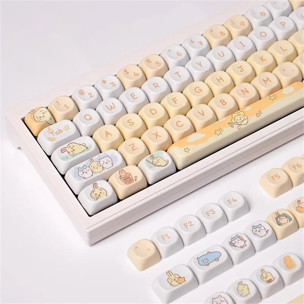 Cute Chiikawa Usagi Keycap Keyboard Decoration - Chiikawa Plush
