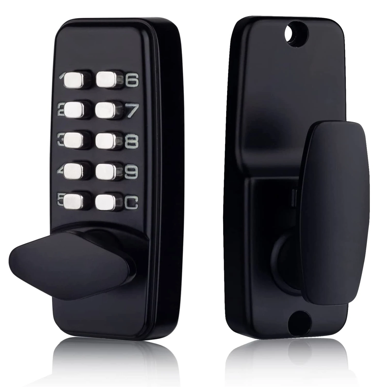 Mechanical-Keyless-Entry-Door-Lock-with-Keypad-Door-Knob-Keyless ...