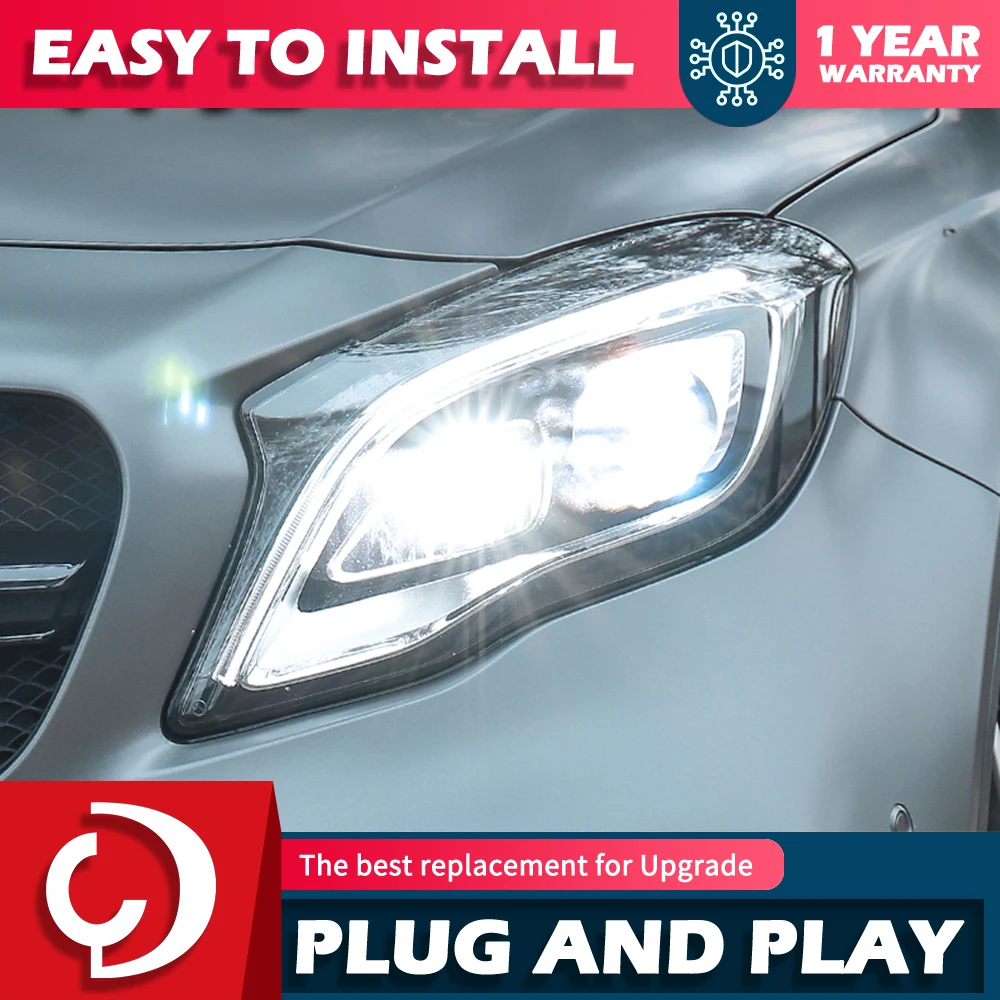 Car Lights For Gla 2015-2019 X156 Gla180 Gla200 Gla250 Gla45 Led ...