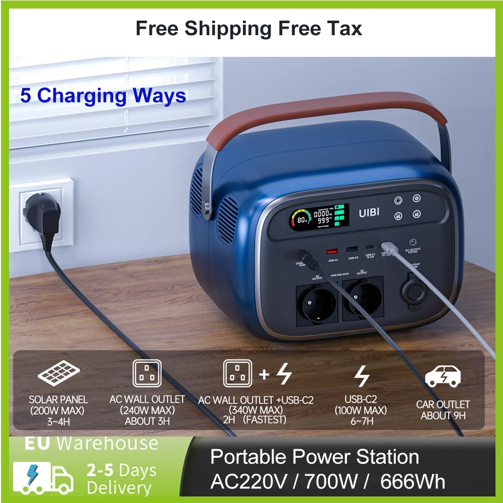 700W-Portable-Power-Station-666Wh-220V-110V-Solar-Power-Bank-180000mAh ...