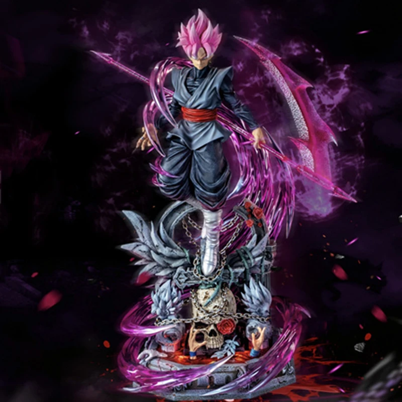 50cm Anime Dragon Ball Figure GK Ultra Ins Super Saiyan Rose Action ...