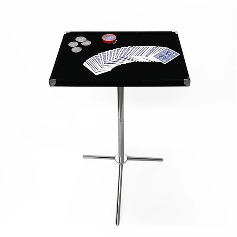Tray Magician Table (Silver Decoration) Magic Tricks Stage Close Up ...
