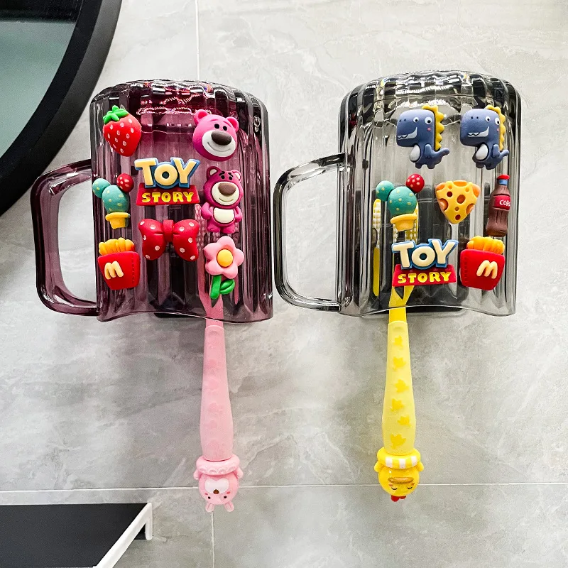 Creative-Mouthwash-Cup-Wall-Hanging-Cute-Cartoon-Toothbrush-Cup ...