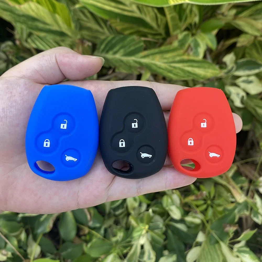 Silicone-Car-Key-Shell-Cover-Case-Protector-holder-skin-for-Renault ...