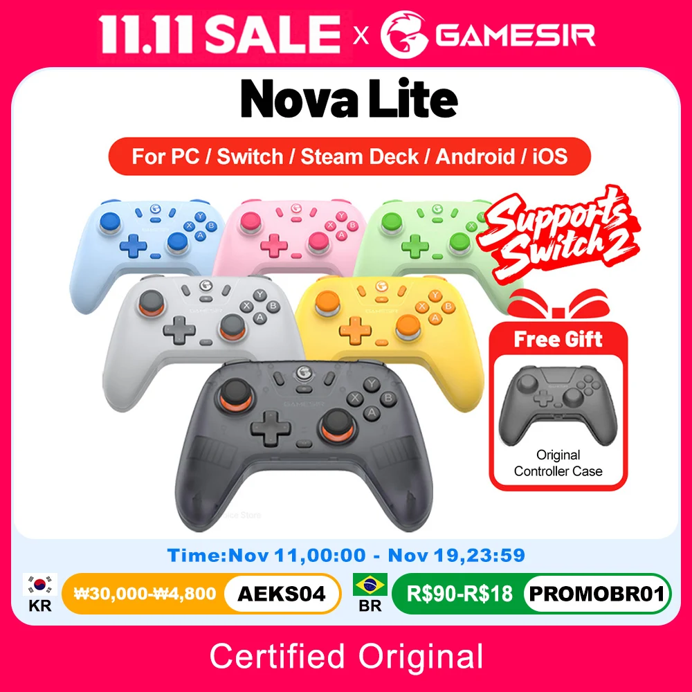 Gamesir Nova Lite: The Best Symmetric Controller for Nintendo Switch ...