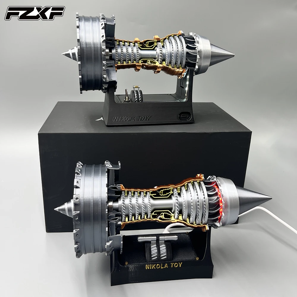 Turbojet-Turbofan-Engine-PAL3D-Printed-Aircraft-Fan-Model-Toy-Stepless ...