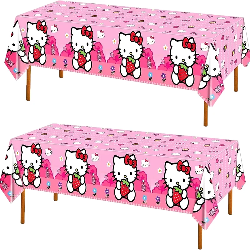 Mantel-de-Hello-Kitty-decoraci-n-de-feliz-cumplea-os-Kawaii-mantel-de ...