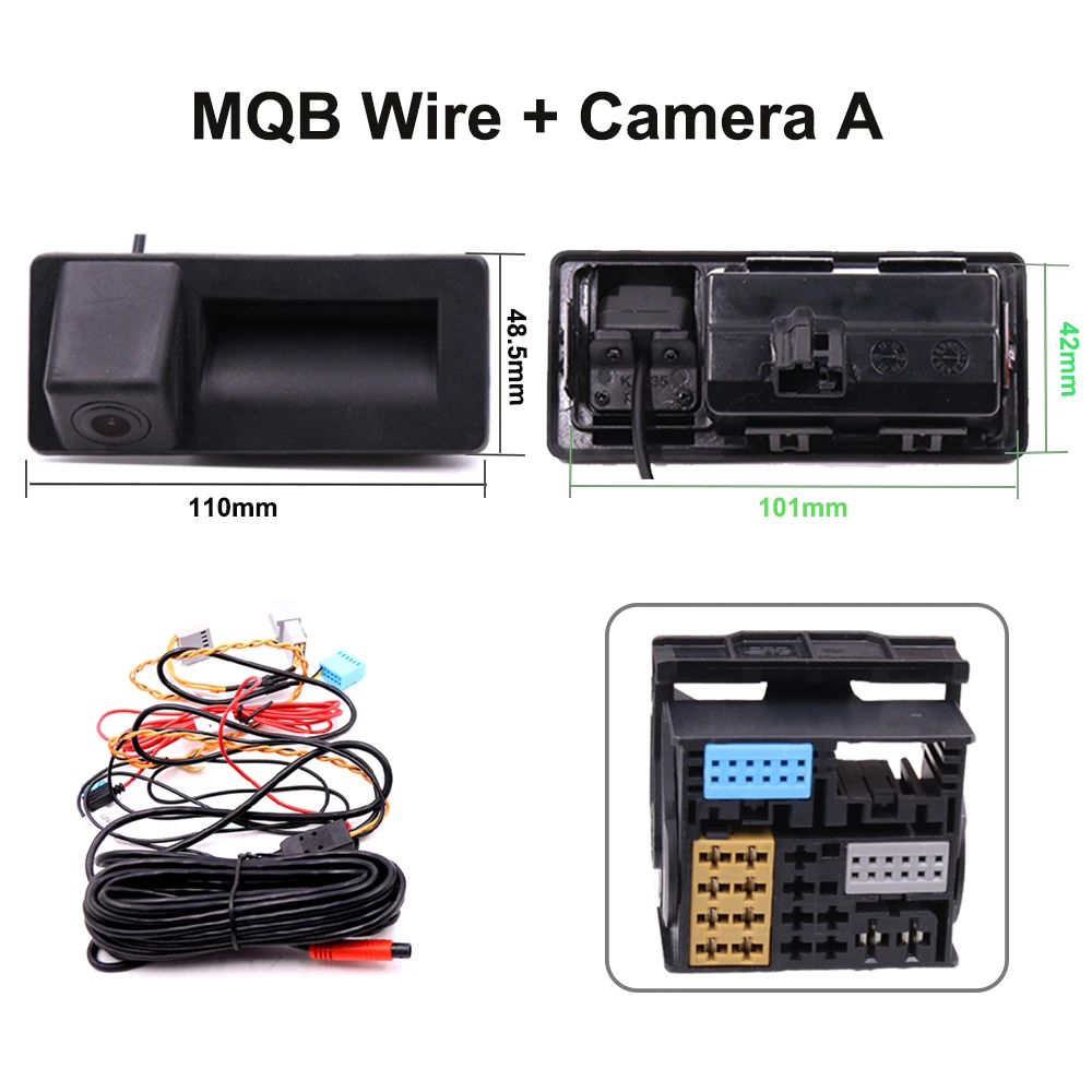 Dynamic-Guidance-Line-Parking-Camera-FOR-VW-MQB-PQ-MIB-MIB2-Tiguan-MK2 ...
