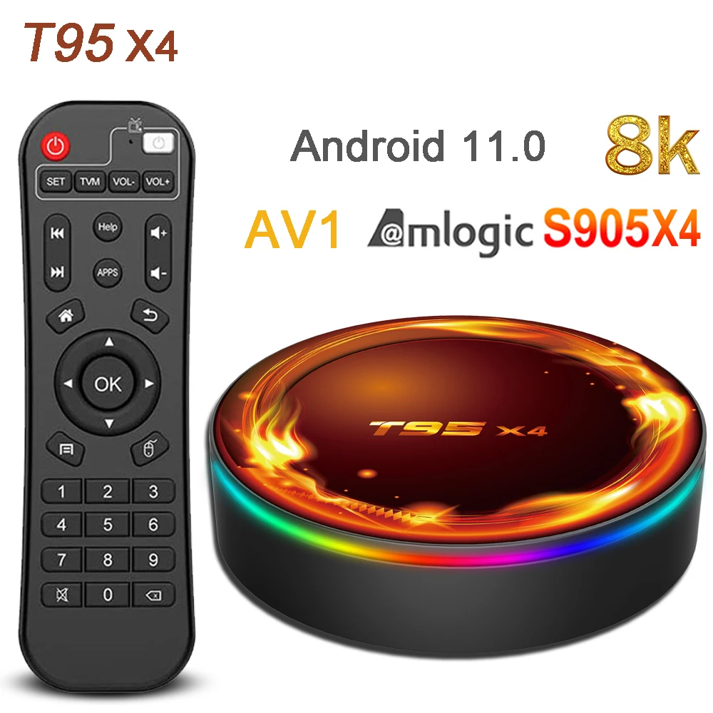 Amlogic-S905X4-Dual-WiFi-Smart-TV-Box-Android-11-0-Media-Player-4GB ...