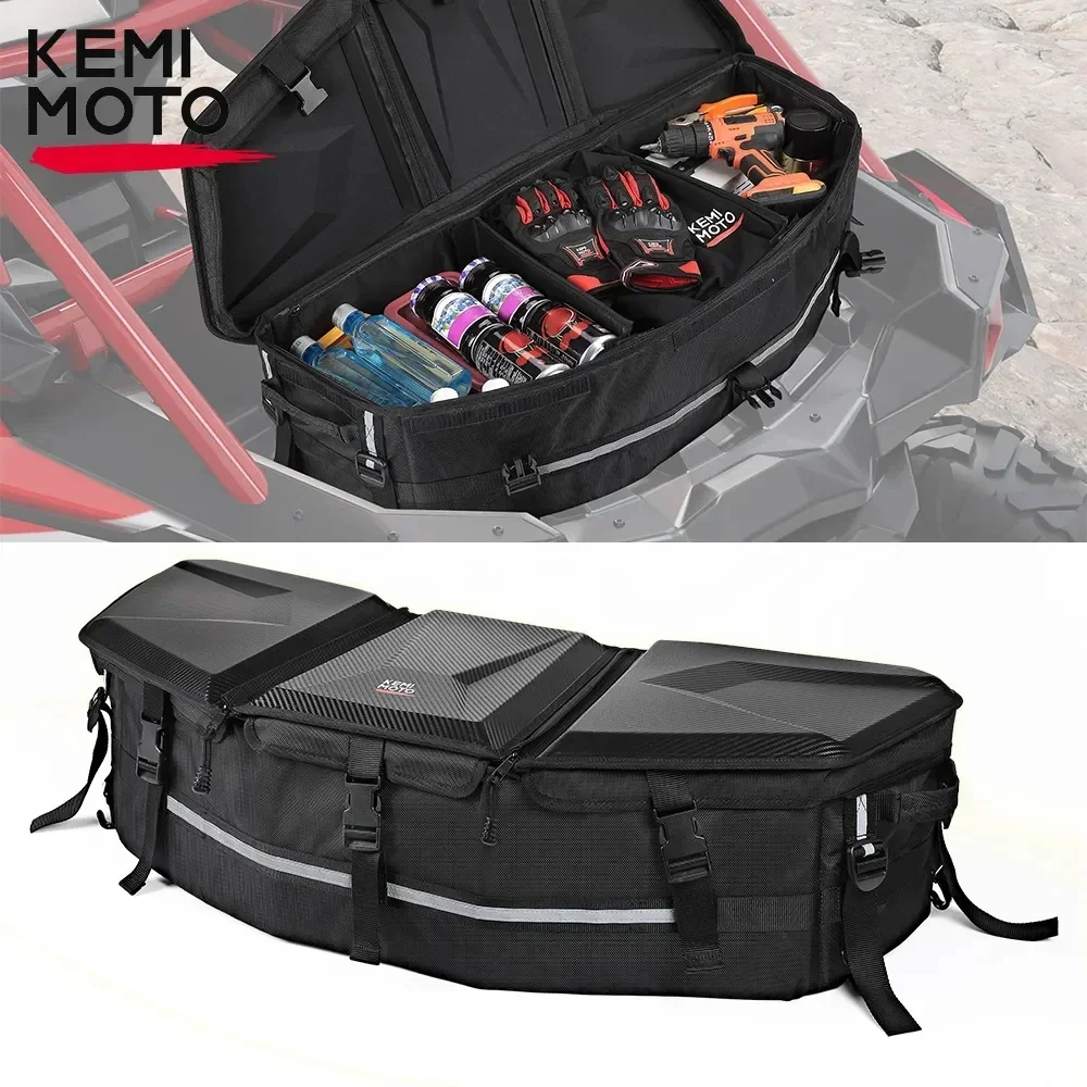 KEMIMOTO-X3-13Gal-Rear-Rack-Box-Bag-715002923-for-Can-am-Maverick-X3 ...