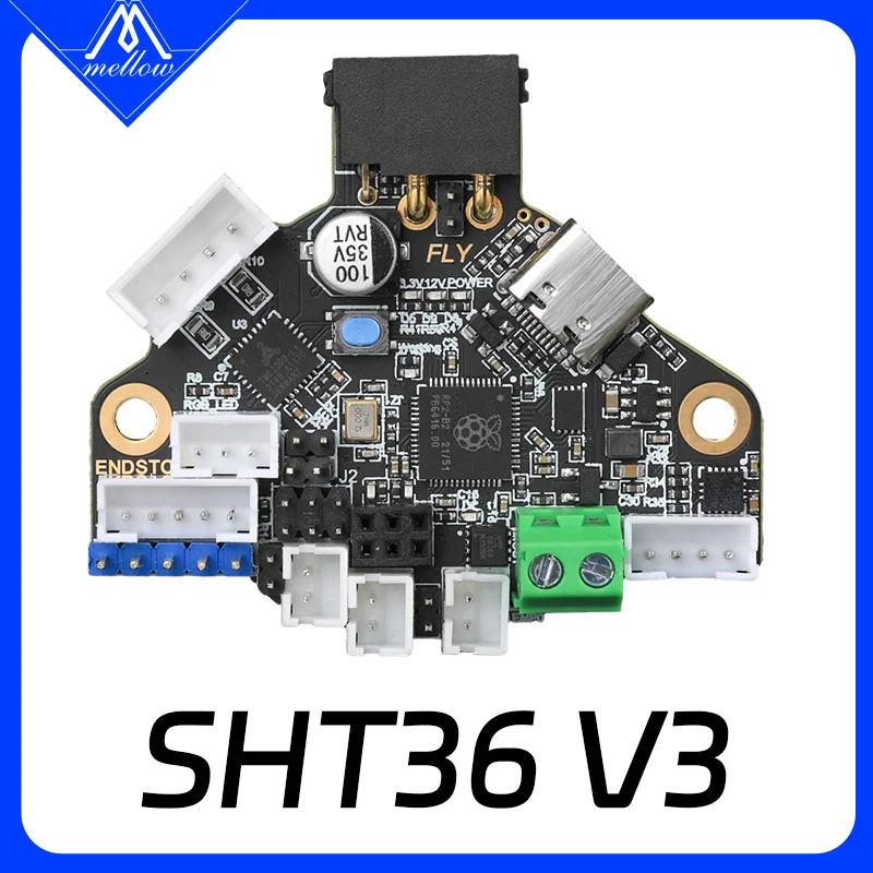Mellow Fly SHT36 V3 Klipper Compatible Klipper/RRF Canbus RS232 Board ...