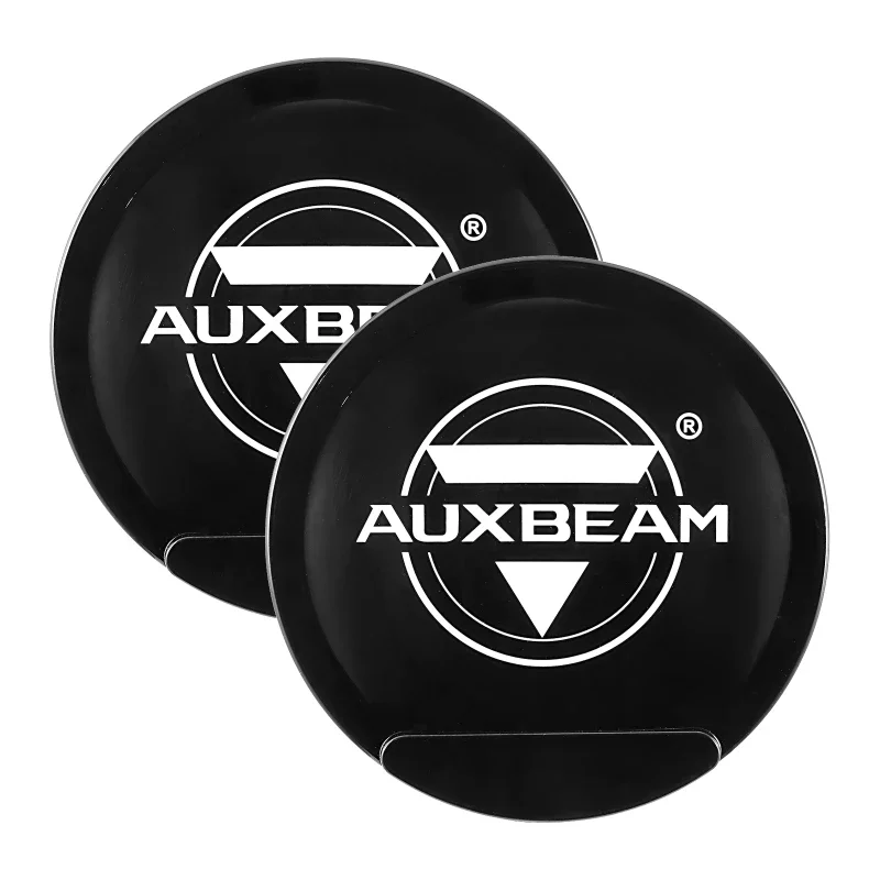 AUXBEAM 2Pcs 7/9 Inch LED Round Driving Lights Cover Black Cover ...