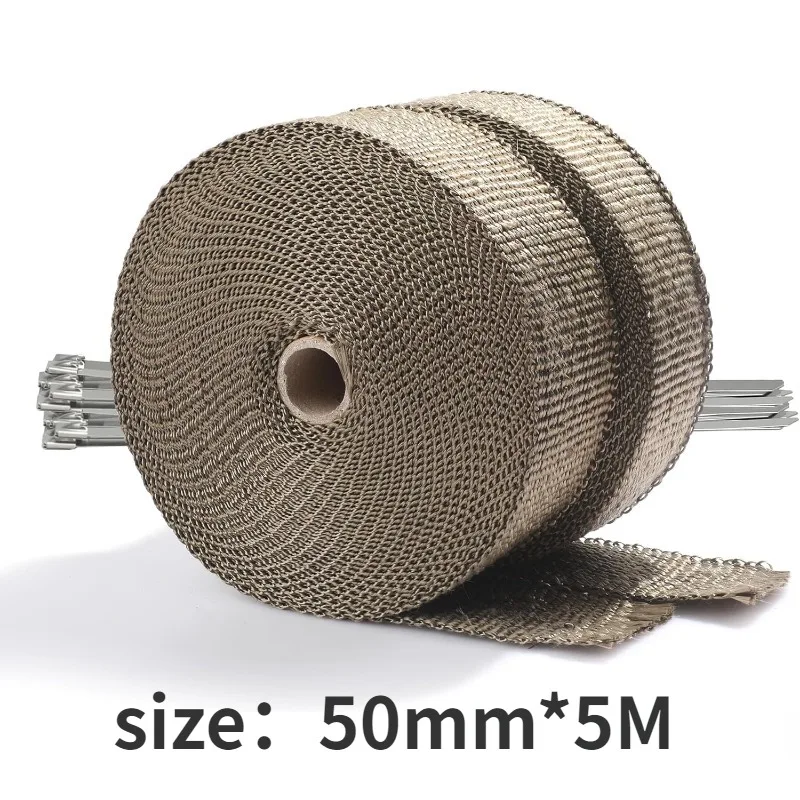 50mm-5M-Roll-Fiberglass-Shield-Motorcycle-Exhaust-Thermal-Tape-Header ...
