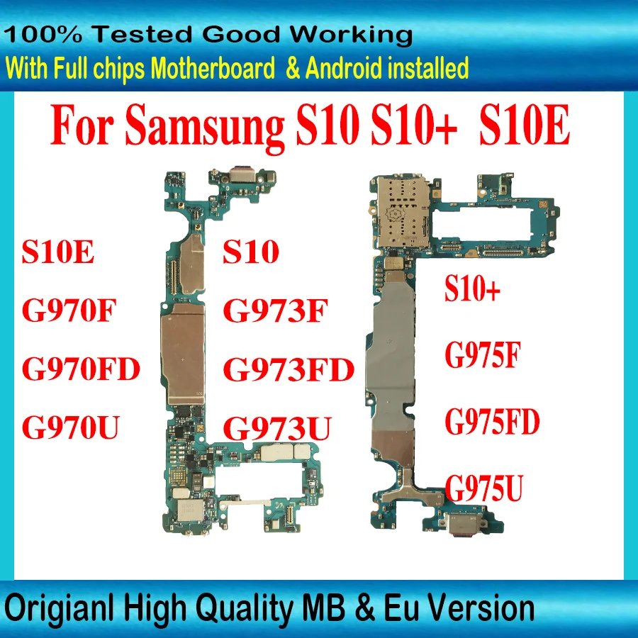 512g Original For Samsung Galaxy S10 Plus G975F G975FD G975U S10 G973F ...