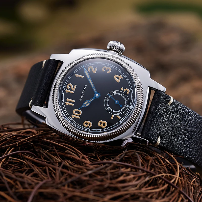 Vintage Dress Watch Mop Dial Sub Seconds Cathedral Hands Manual-winding ...