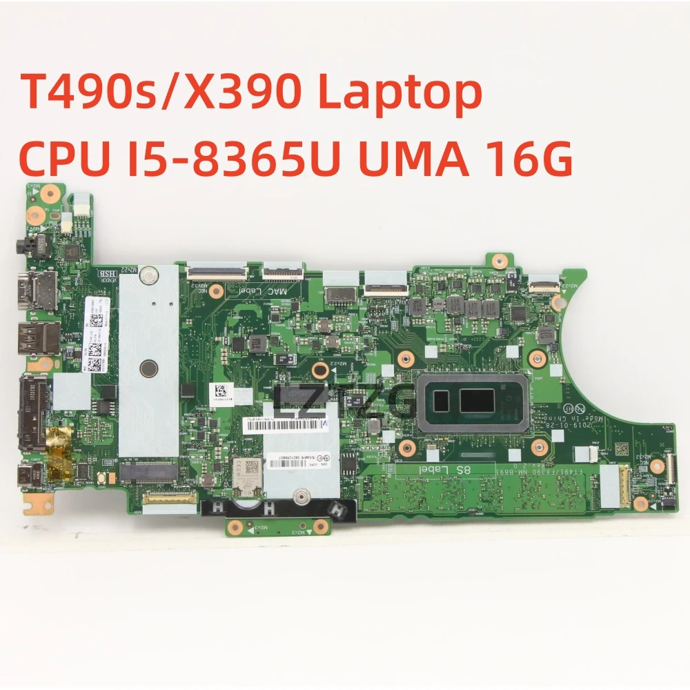 Motherboard-For-Lenovo-ThinkPad-T490s-X390-Laptop-Mainboard-I5-8365U ...