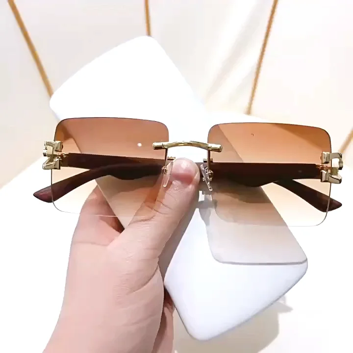 Polygon Sunglasses Glasses Big Frame Retro Vintage Sunglasses Brand ...