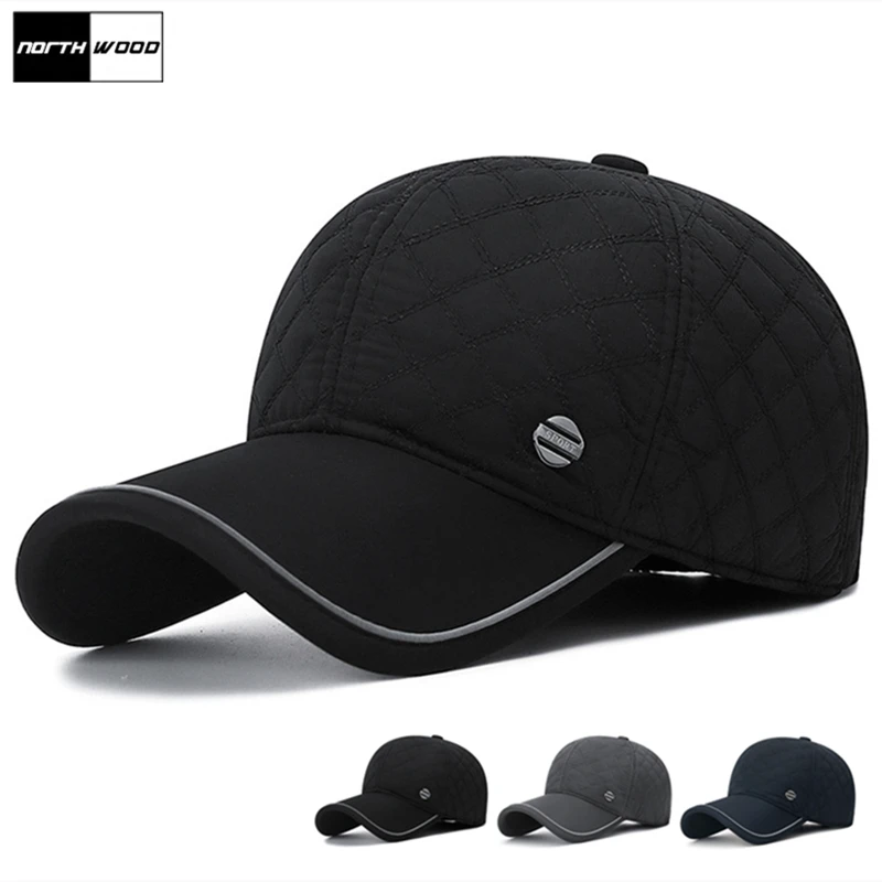 NORTHWOOD-Male-Winter-Baseball-Caps-with-Ear-Protection-for-Men-Plus ...