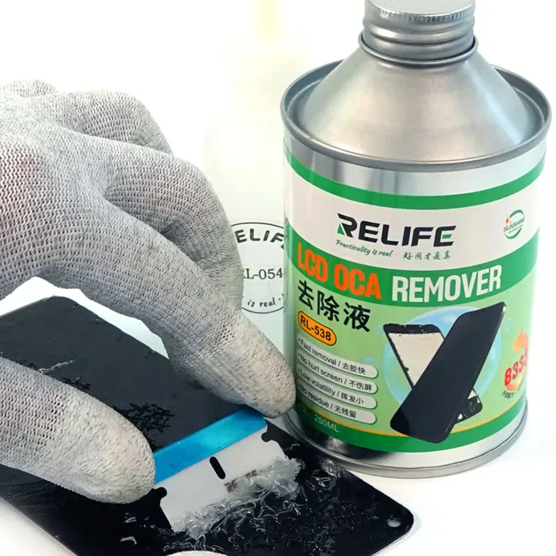 RELIFE RL-538 8333 250ML LCD Screen OCA Remove Liquid For Mobile Phone ...
