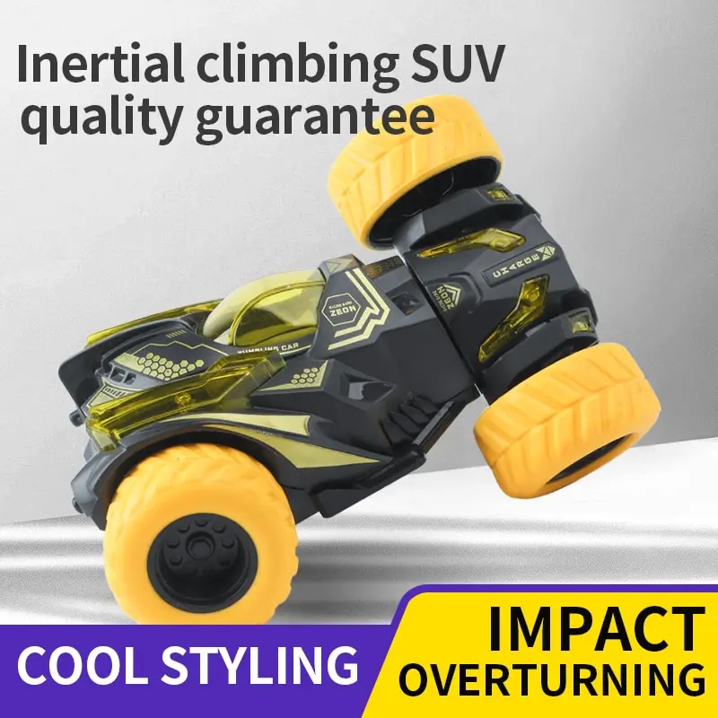 Children Toy Four Wheel Drive Stunt Vehicle With Torsion Rotating ...