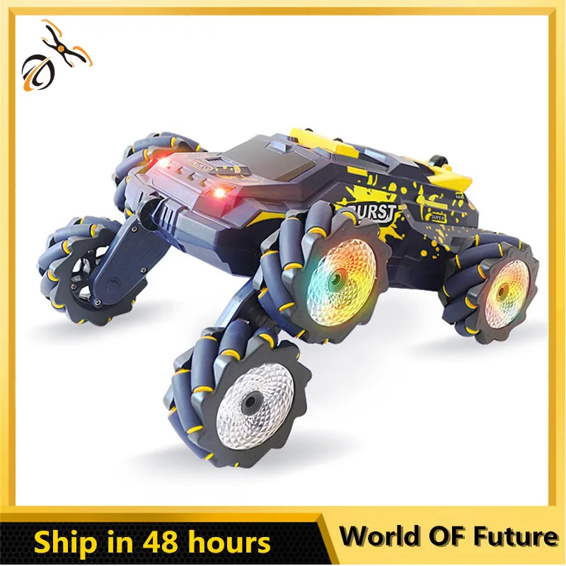 6-Wheels-Spray-RC-Stunt-Car-4WD-Swing-Arm-Drift-Vehicle-Gesture ...