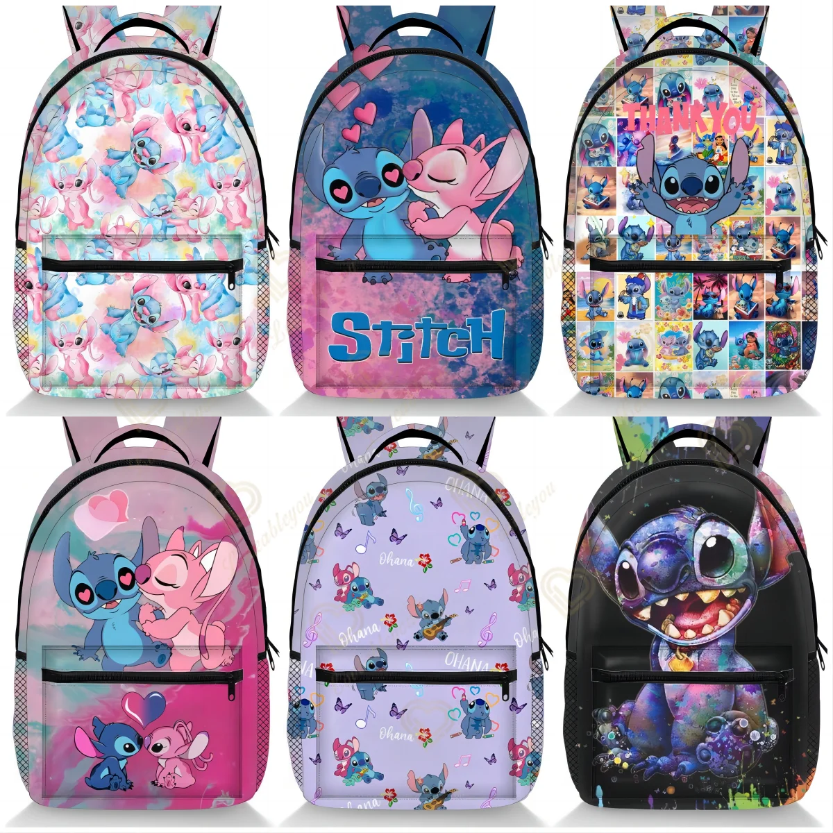 New-Stitch-16-Inch-Schoolbag-Kids-Cartoon-Children-Lilo-and-Stitch ...