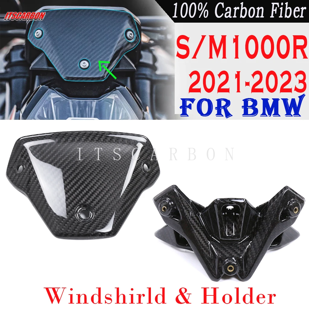 2023-For-BMW-S1000R-M1000R-2021-2022-2024-3K-Pure-Dry-Carbon-Fiber ...