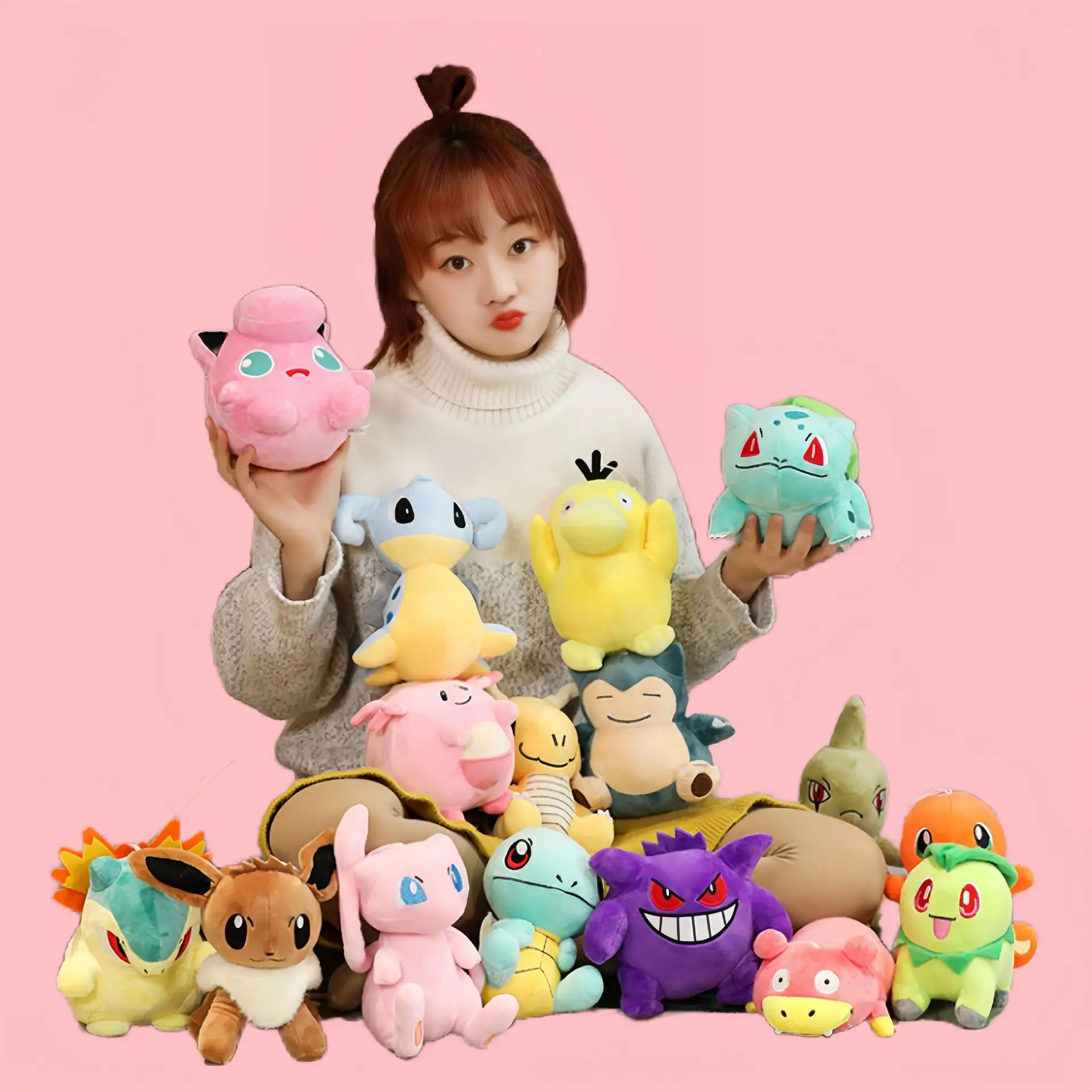 20CM-Pokemon-Plush-Pikachu-Dolls-Kawaii-Anime-Pok-mon-Pichu-Short ...