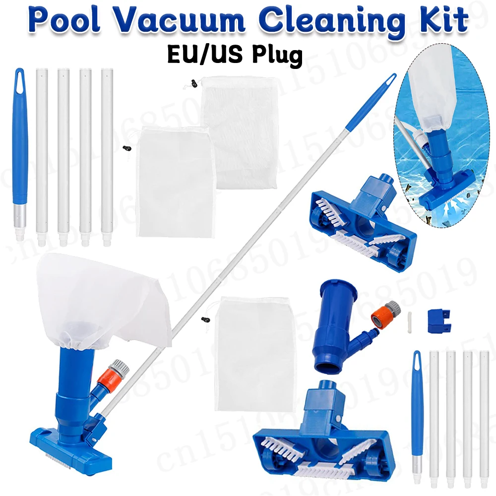 EU-US-Standard-Pool-Vacuum-Cleaning-Kit-Pool-Cleaner-Brush-with-Handle ...