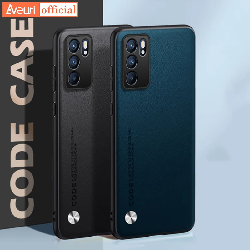 Luxury PU Leather Phone Case For OPPO Reno 5 Z 4Z 5Z 6Z Cover Matte ...