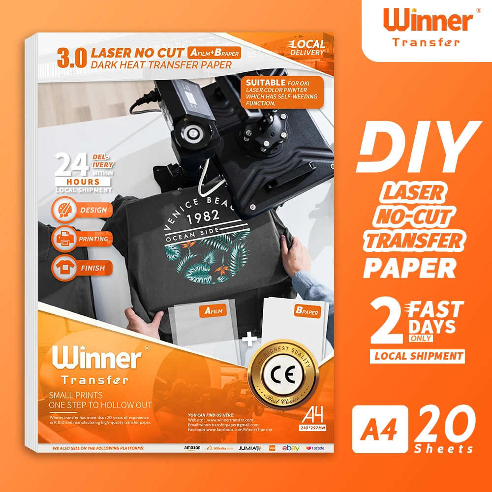 WinnerTransfer-50-Laser-No-Cut-Dark-Thermal-Transfer-Paper-A-Film-B ...