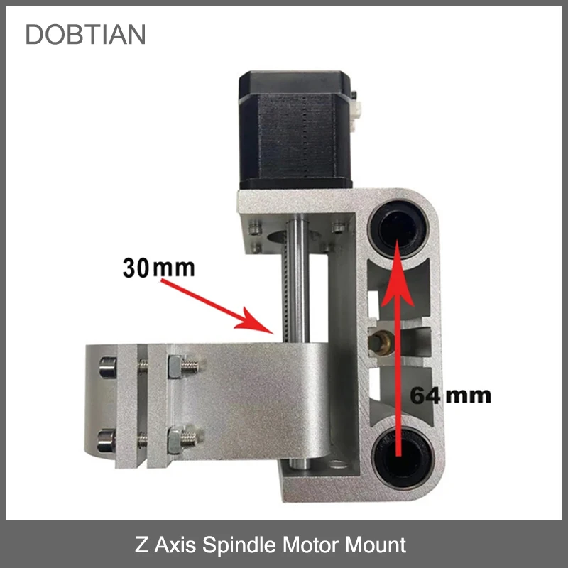 CNC 3018 MAX Aluminum Z Axis Spindle Motor Mount 200W Spindle Holder ...