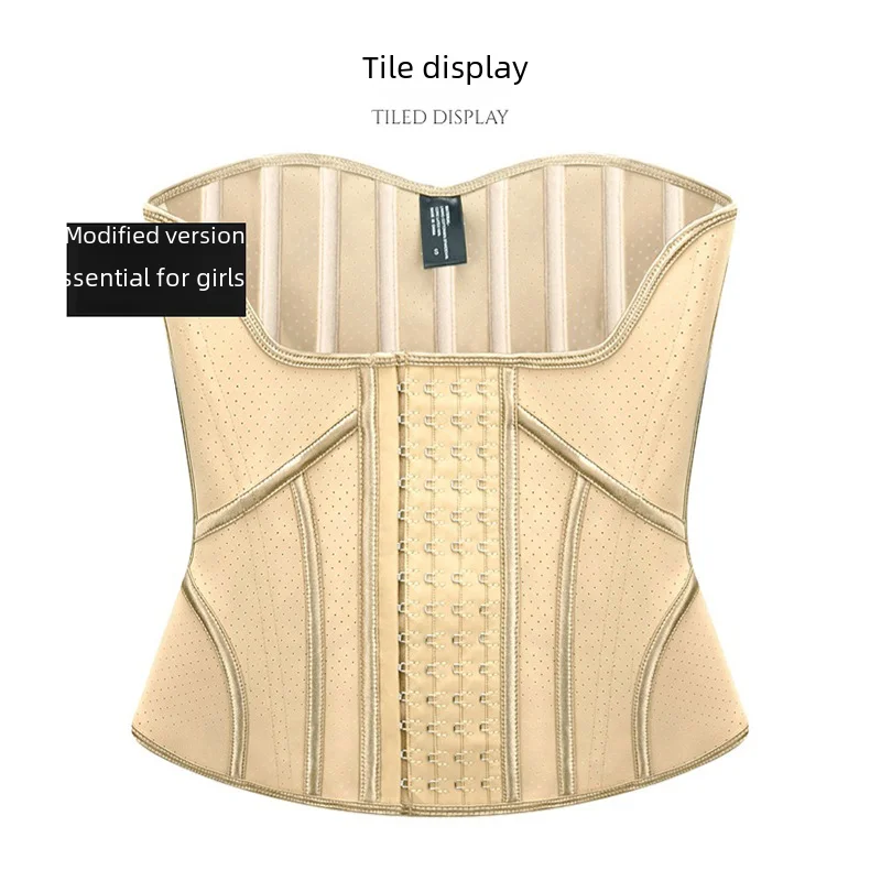 Waist-fitted-Latex-Fitness-Belt-For-Women-Three-row-Buckle-Abdomen ...