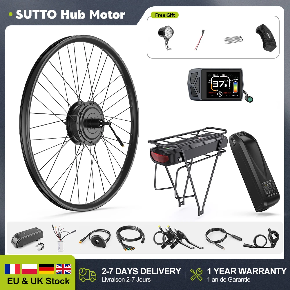 SUTTO-Kit-de-conversi-n-de-bicicleta-el-ctrica-Motor-de-cubo-de-36V-y ...